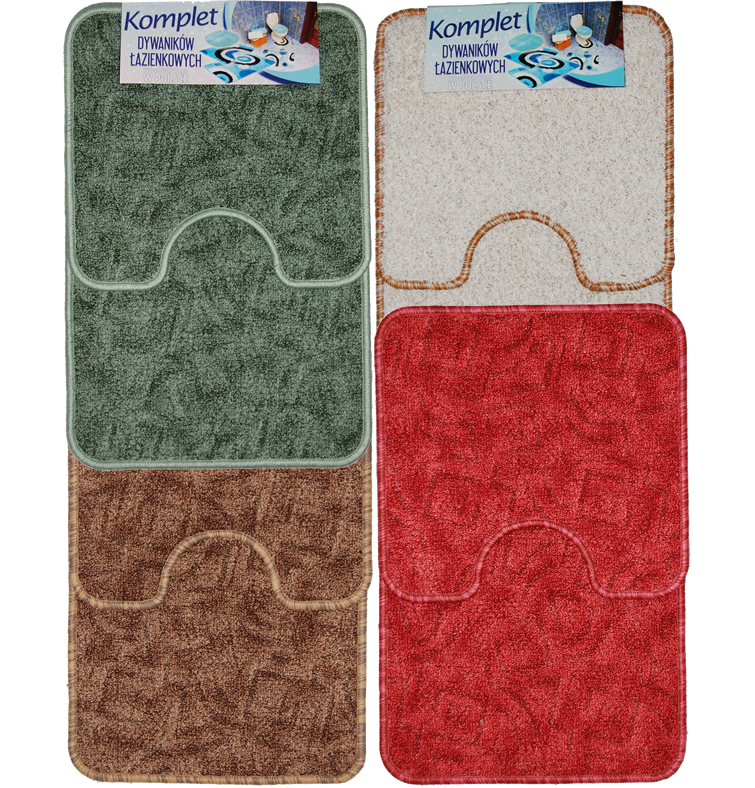 Kobercové predložky do WC 2D